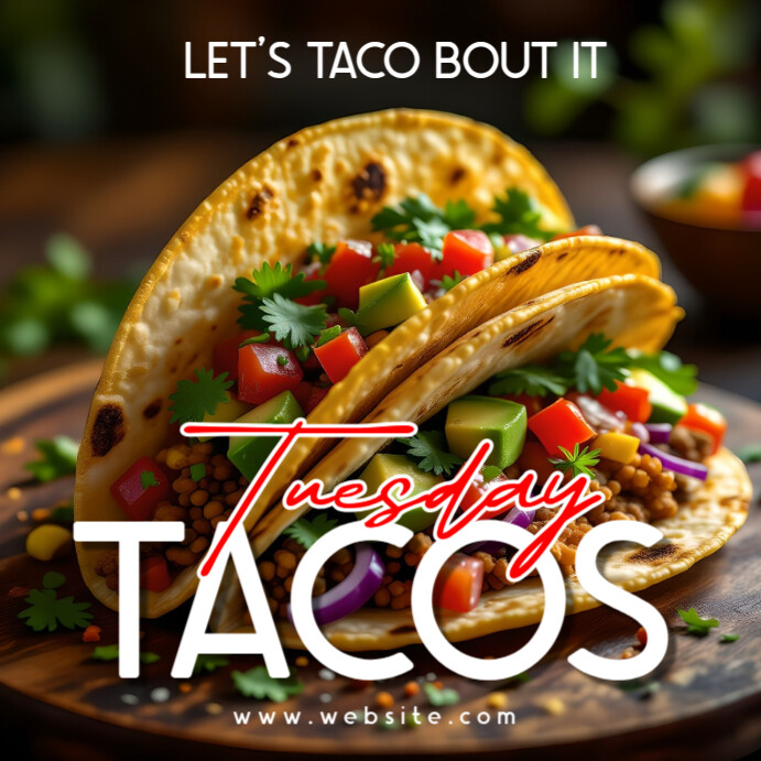 Tuesday taco Template | PosterMyWall