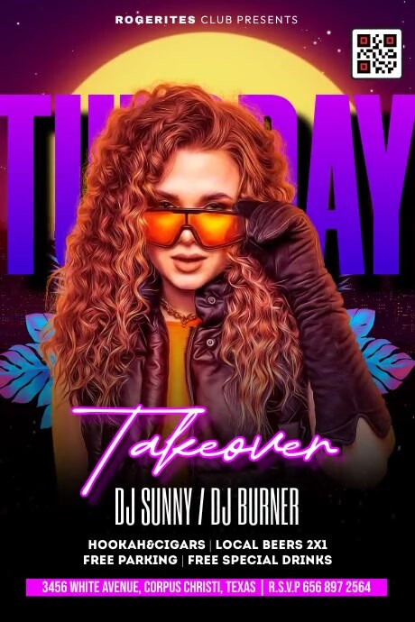 Plantilla de Tuesday Takeover Party | PosterMyWall