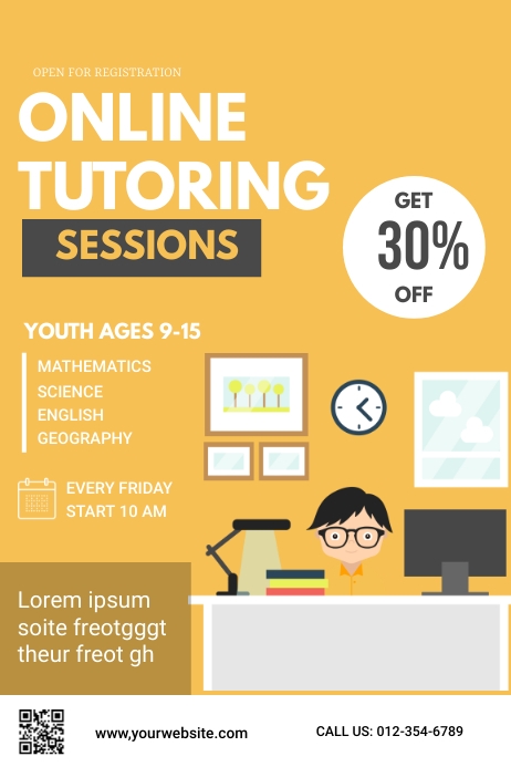 Tuition Service flyer Template | PosterMyWall