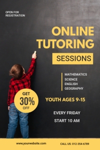 tutoring service flyer Template | PosterMyWall