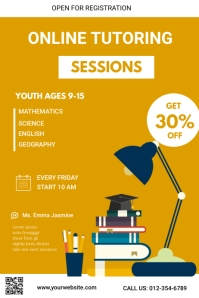 21,980+ online tuition poster Customizable Design Templates | PosterMyWall