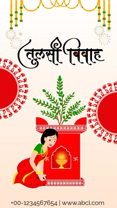 Tulsi Vivah Template | PosterMyWall