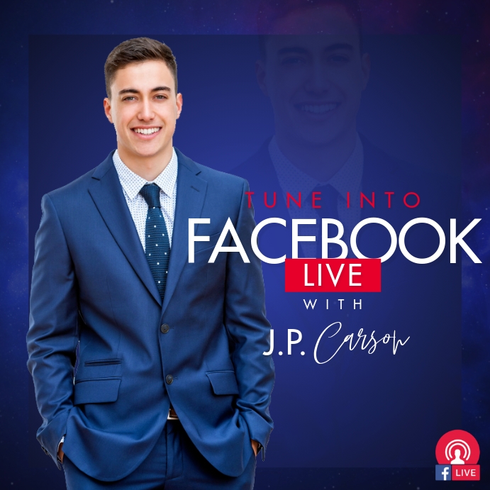 Tune Into Facebook Template | PosterMyWall
