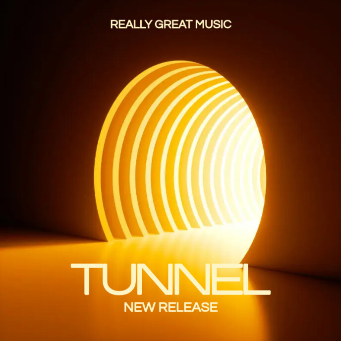 Modèle Tunnel Album Cover | PosterMyWall