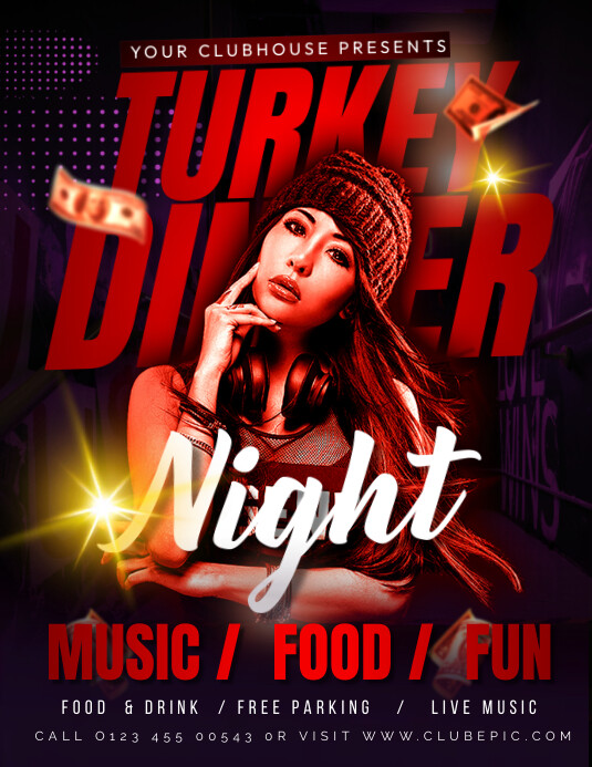 TURKEY DINNER Template | PosterMyWall