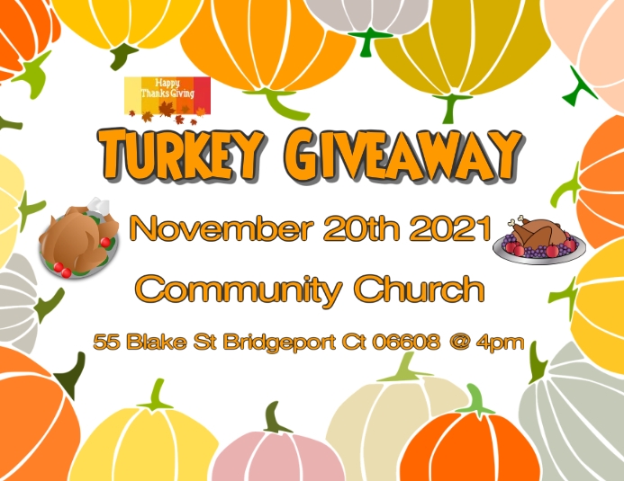 Turkey Giveaway Template | PosterMyWall