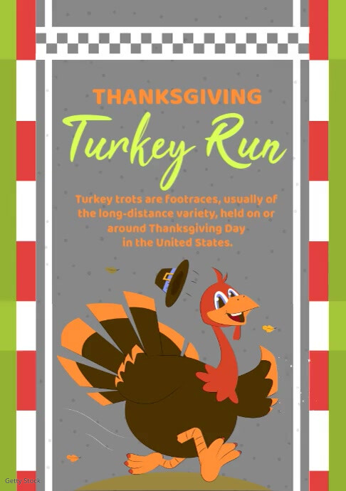 Turkey Run Template | PosterMyWall