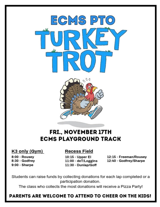 Turkey Trot Template | PosterMyWall