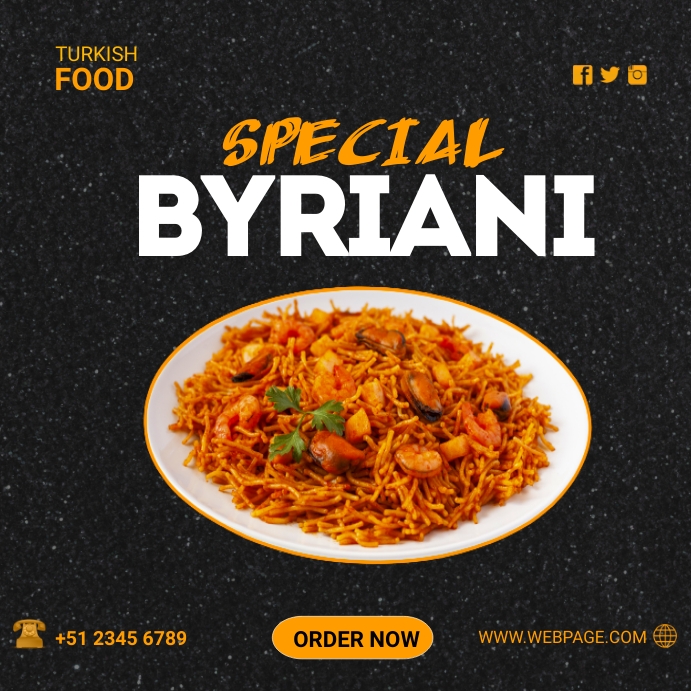 Copy of turkish food | PosterMyWall