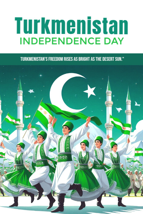 TURKMENISTAN Template | PosterMyWall