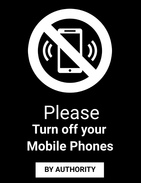 turn off mobile phone Template | PosterMyWall