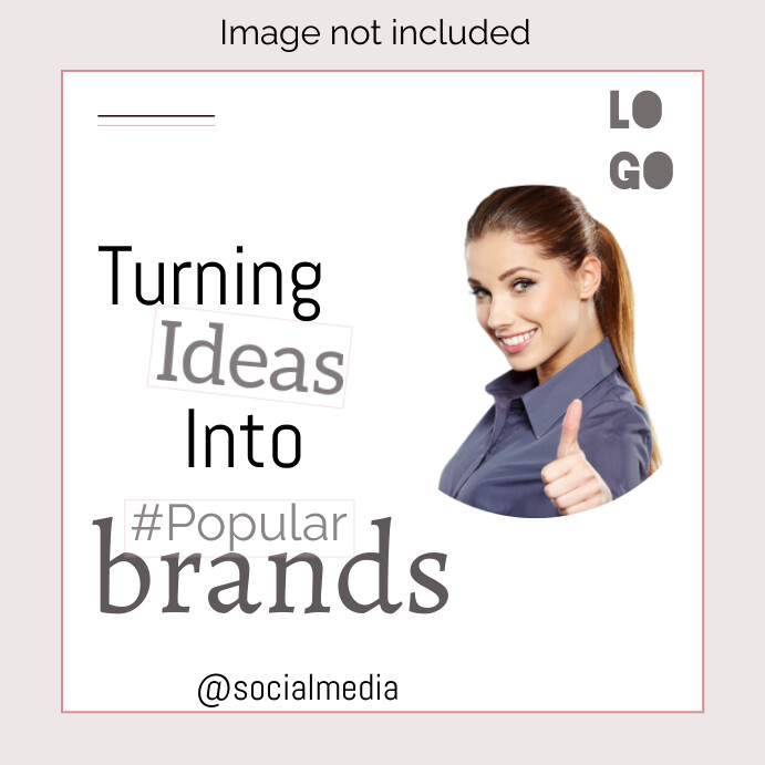 Turning Ideas Into Brans Instagram Post Templat | PosterMyWall