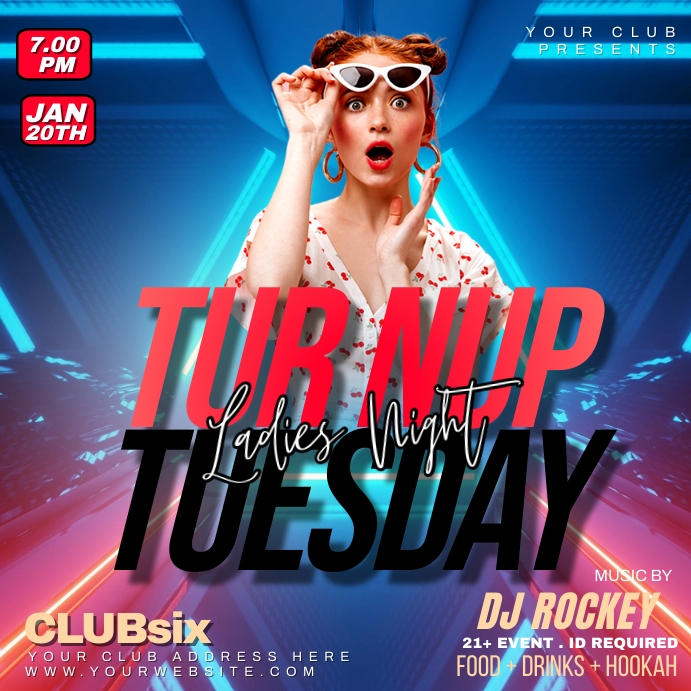 turnup Template | PosterMyWall