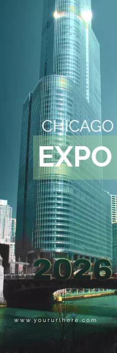 Chicago Expo Banner 2' X 6' Template | PosterMyWall