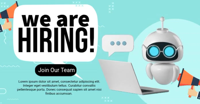 Copy of Turquoise Modern & Minimal Job Recruitment Facebook Shared ...