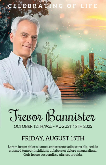 Celebration Of Life Template | PosterMyWall