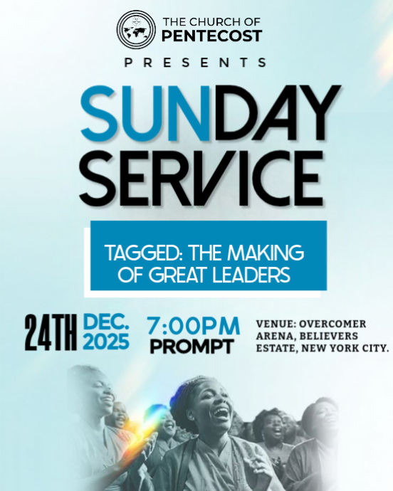 Turquoise Sunday Service Event Instagram Portrait Template | PosterMyWall