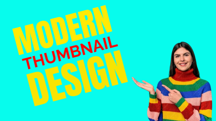 Turquoise YouTube Thumbnail Design YouTube Thumbnail Template ...