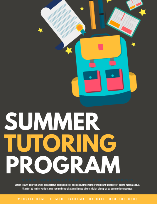 tutor Template | PosterMyWall