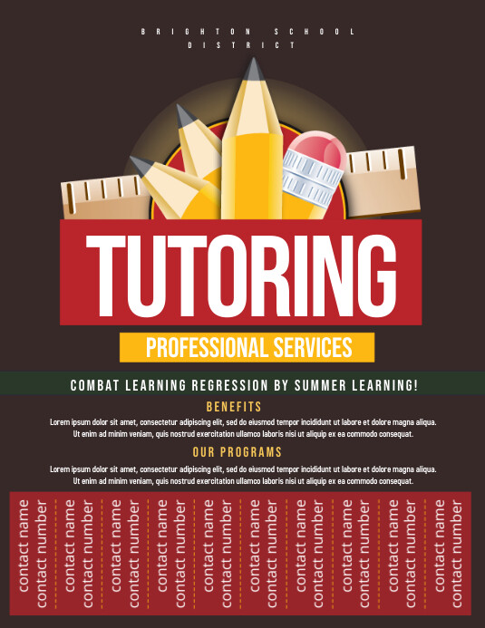tutor Template | PosterMyWall
