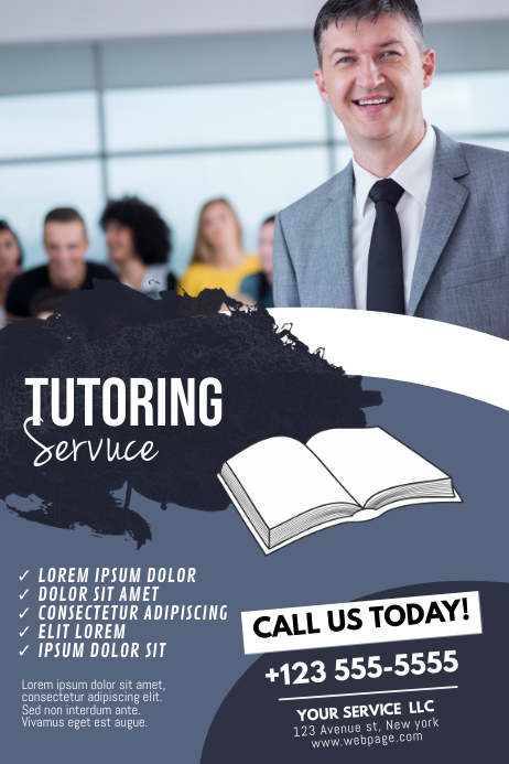 Tutoring Service Flyer Template | PosterMyWall
