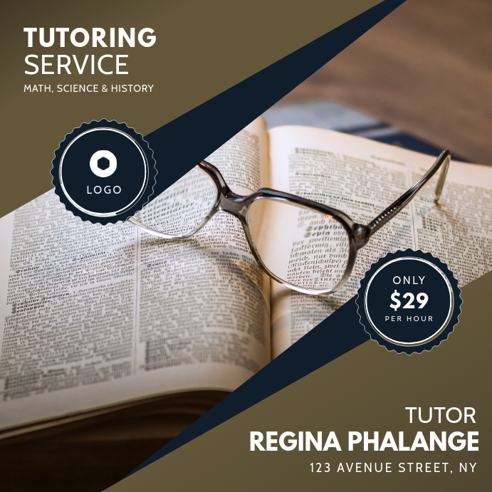 tutoring service instagram post template | PosterMyWall