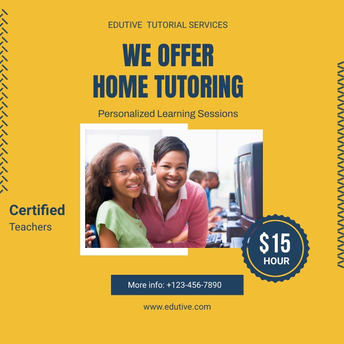 Copy of Tutoring services | PosterMyWall