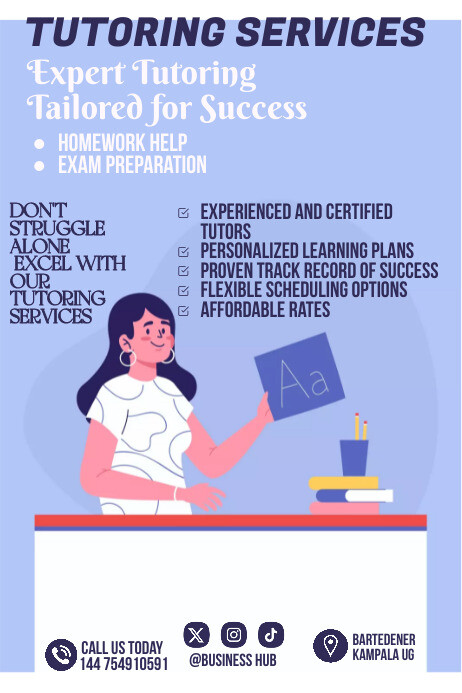 tutoring services Template | PosterMyWall