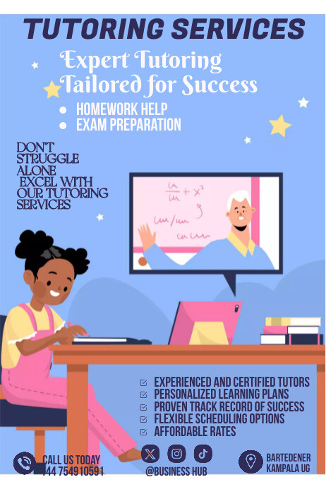 tutoring services Template | PosterMyWall