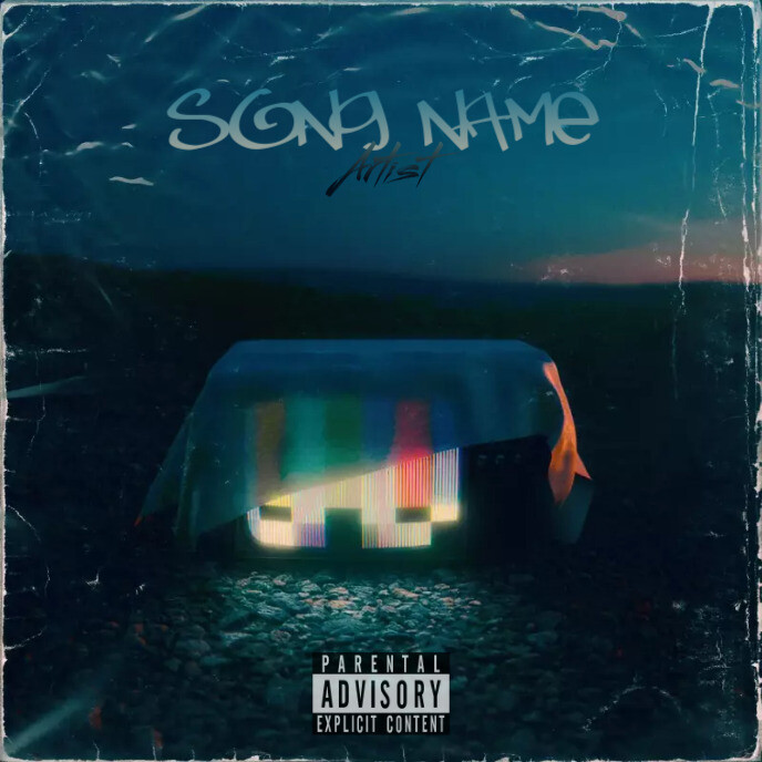 Copy of tv Cover Album music art rap mixtape | PosterMyWall