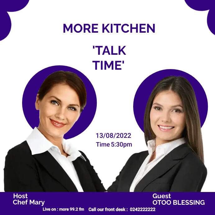 TV Interview Event Poster Template | PosterMyWall