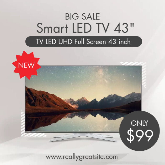 TV SALE Template | PosterMyWall