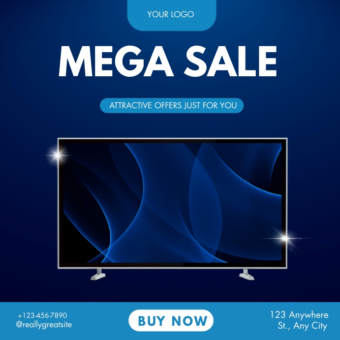 Tv sale Template | PosterMyWall