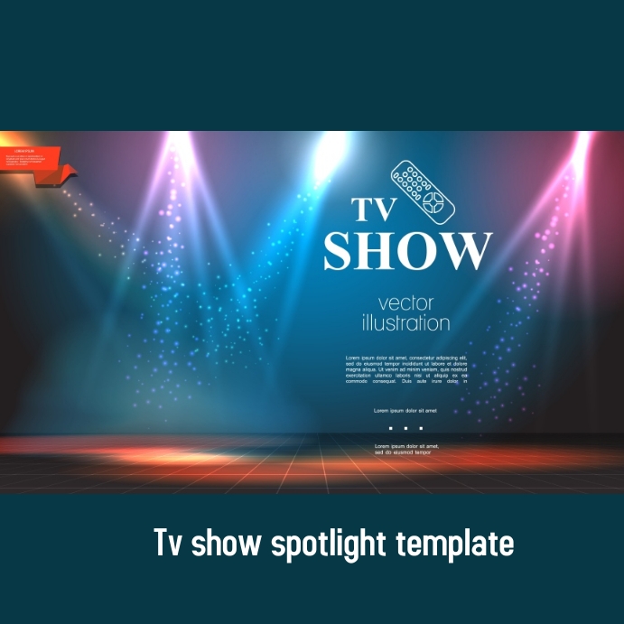 Tv show spotlight template | PosterMyWall