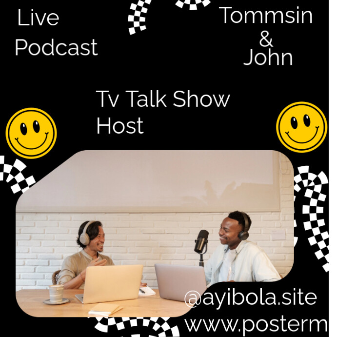 TV talk show Template | PosterMyWall