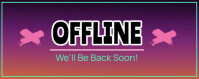 Twitch offline banner template | PosterMyWall