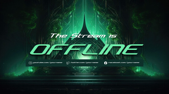 Plantilla de Twitch Offline Screen 3 | PosterMyWall