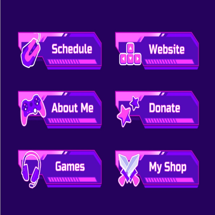 Twitch panel design template poster | PosterMyWall