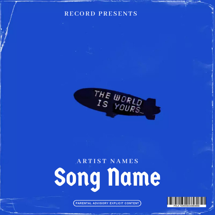 TWIY - Single Mixtape Song EP Album Cover Art Template | PosterMyWall