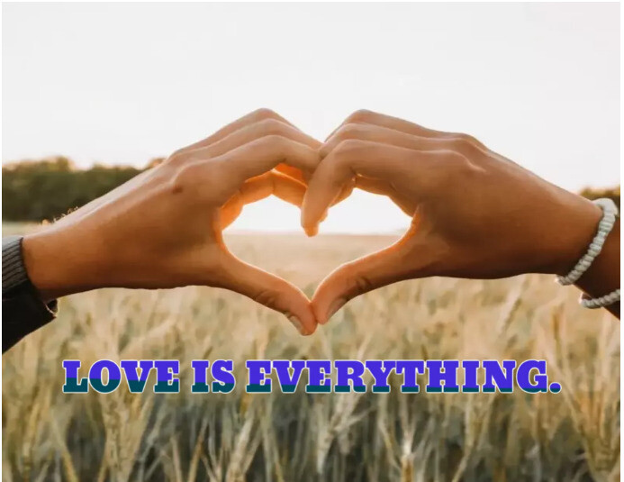 TWO HEARTS AS ONE Template | PosterMyWall