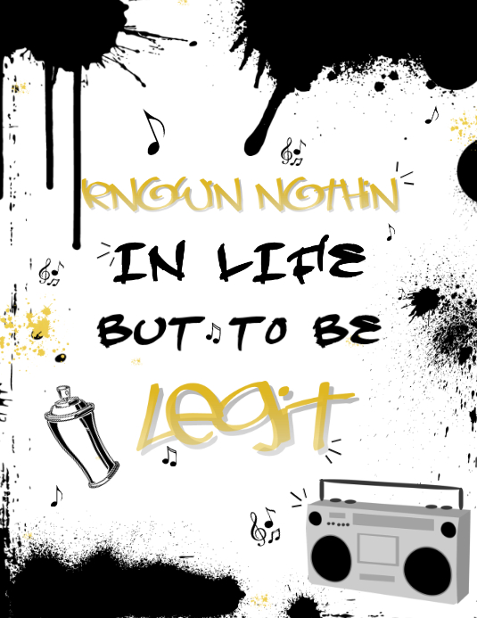 Two Legit to Quit Birthday Printable! Template | PosterMyWall