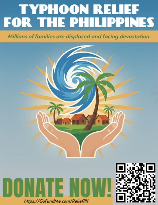 Plantilla de TYPHOON RELIEF FOR THE PHILIPPINES | PosterMyWall