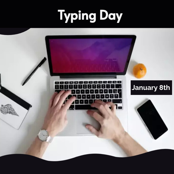 typing day Template | PosterMyWall