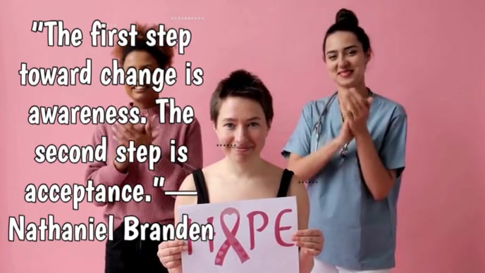 Typographic Awareness Creation Quote Youtube Thumbnail Template ...