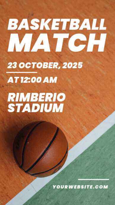 Typographic Basketball Tournament Match Day Game Day Basketball League ...