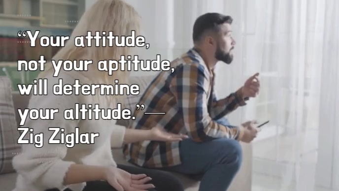 Typographic Character & Attitude Quote Youtube Thumbnail Template ...