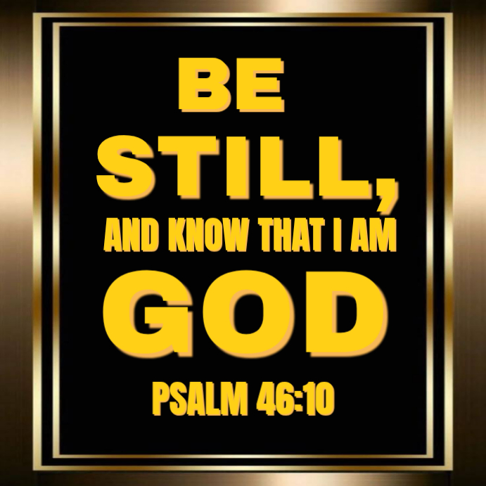 Typographic Christian Meditation & Prayer Meeting Flyer Instagram Post ...