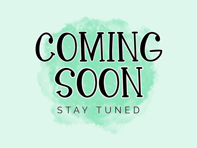 Typographic Coming Soon Announcement Notification Posters Presentation ...