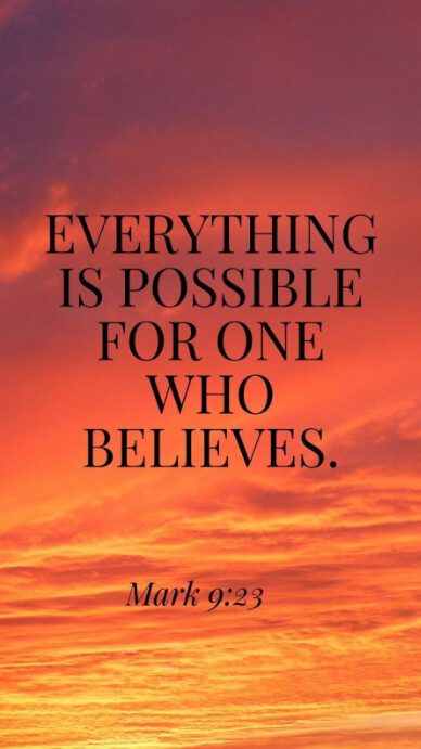 Typographic Daily Bible Verse Inspiration Digital Display (9:16 ...