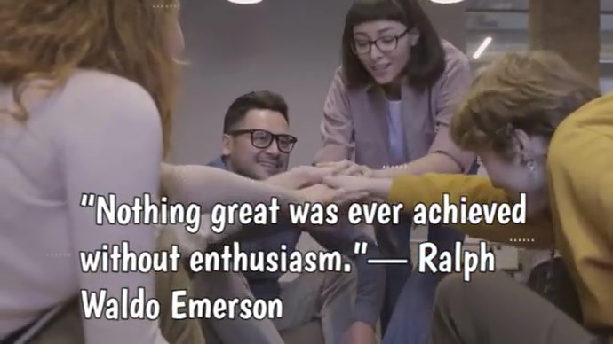 Typographic Enthusiasm Quote Youtube Thumbnail Template | PosterMyWall